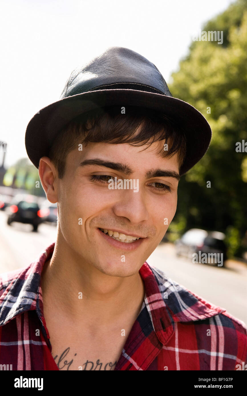 Portrait of a young man Stock Photo - Alamy