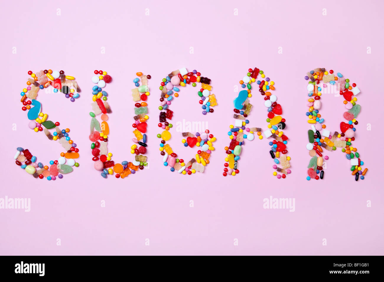 Letter candies hi-res stock photography and images - Alamy