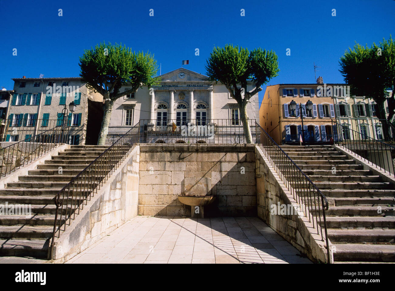 The village of Lorgues Stock Photo - Alamy