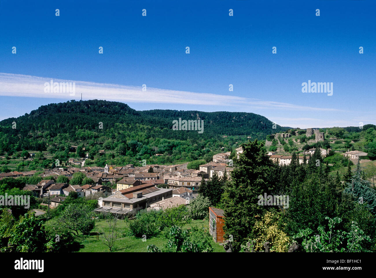The village of Salernes Stock Photo - Alamy