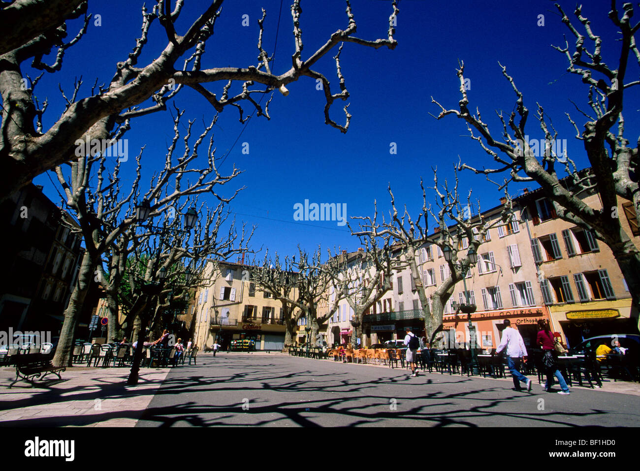 The village of Salernes Stock Photo - Alamy