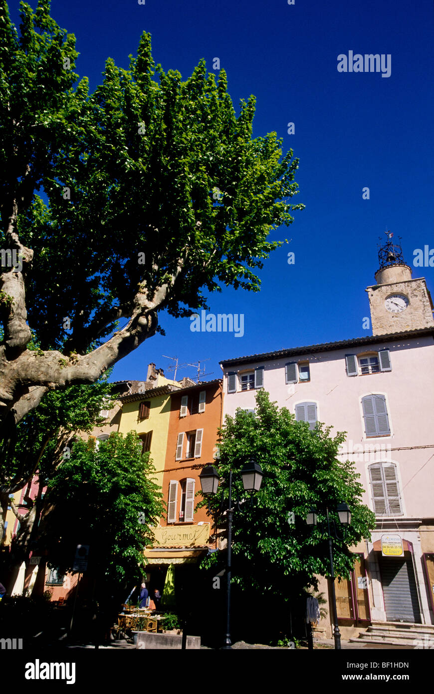 The village of Lorgues Stock Photo - Alamy