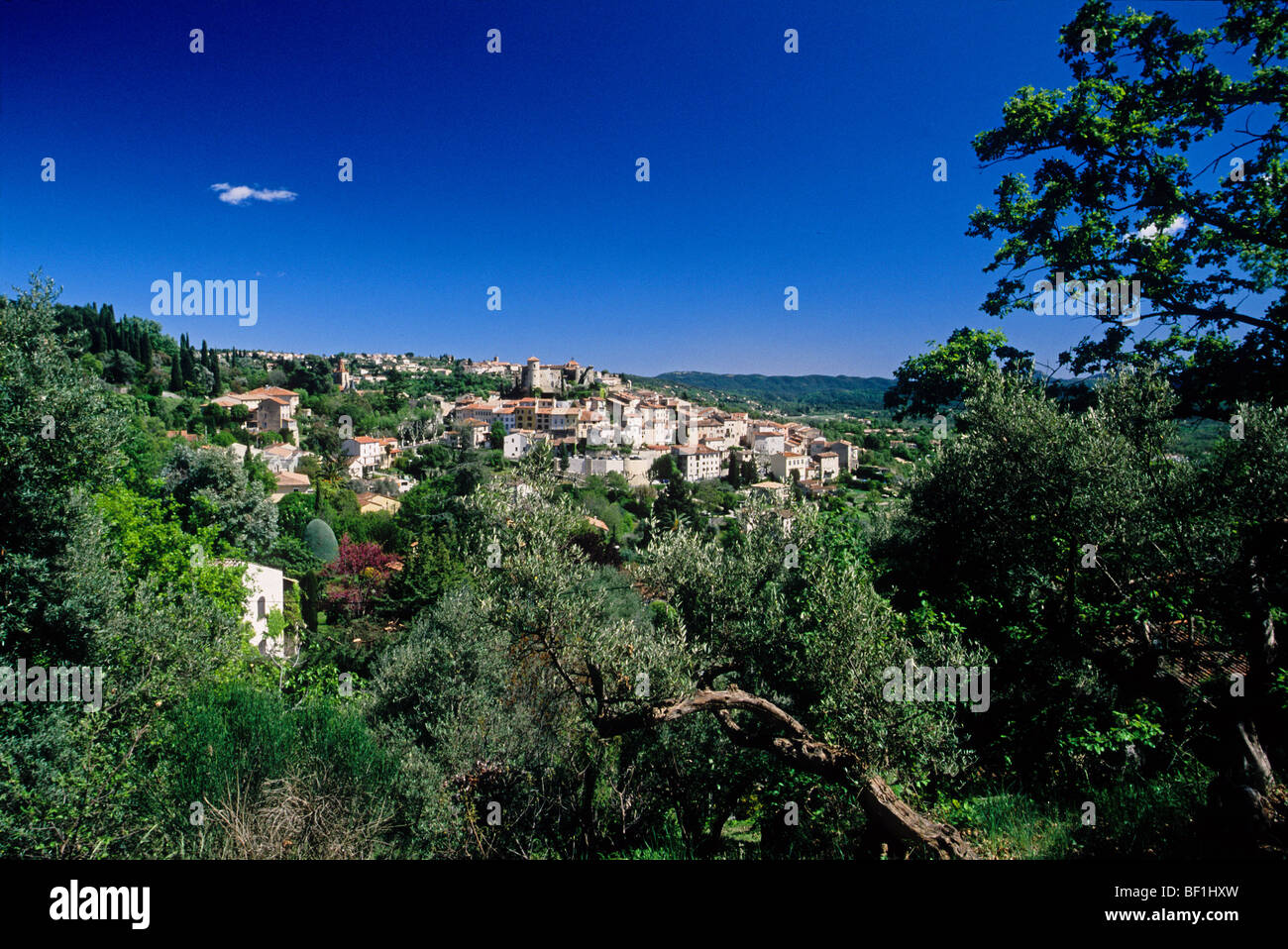 The perched village of Callian Stock Photo - Alamy