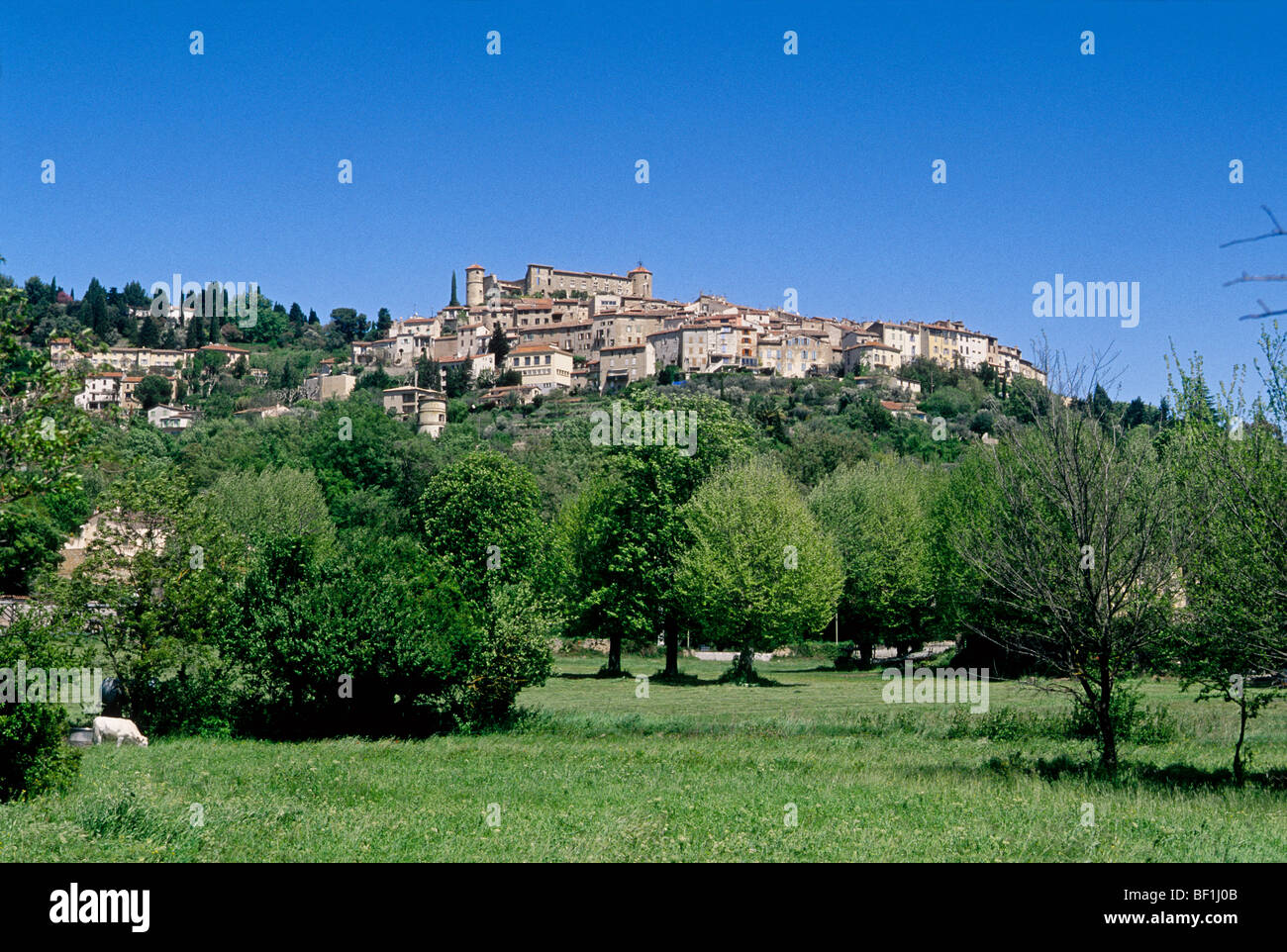 The perched village of Callian Stock Photo - Alamy