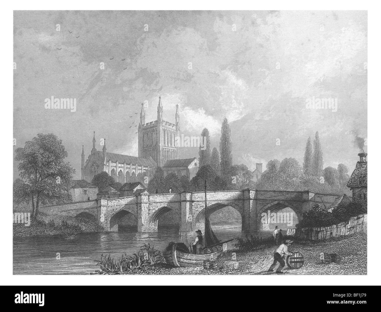 View from st mary Black and White Stock Photos & Images - Alamy