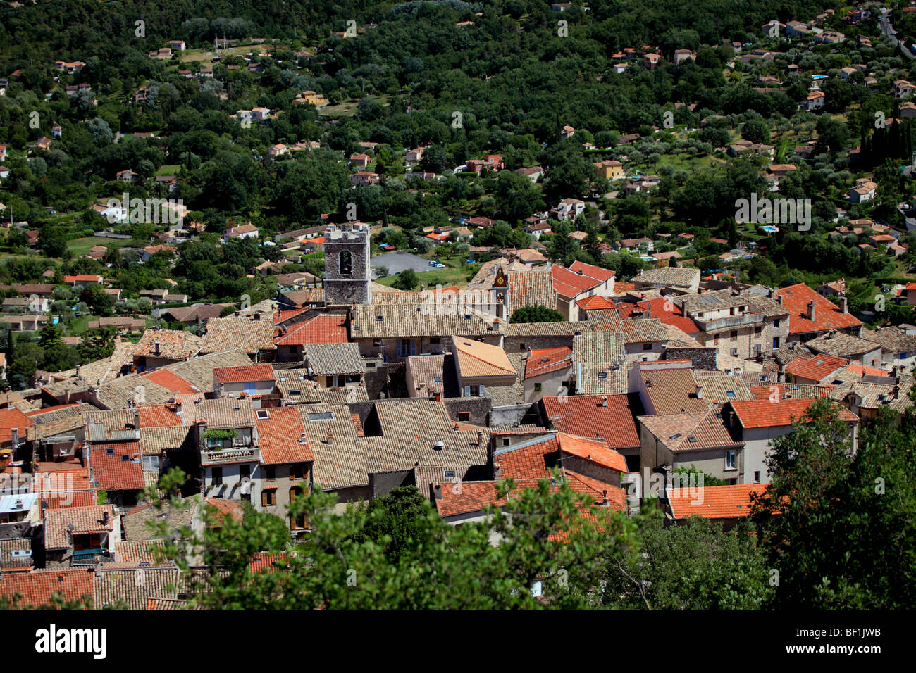 The coastal village of Saint Jeannet near Nice Stock Photo - Alamy
