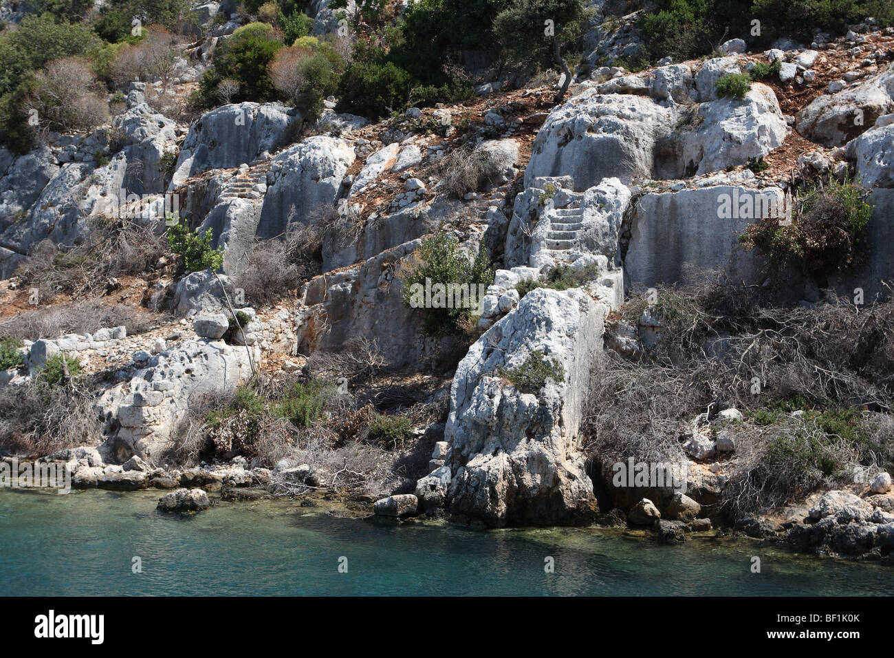 Sunken City of Kekova Turkey Stock Photo - Alamy