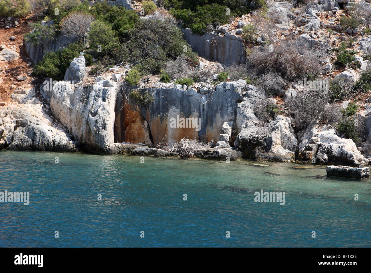 Sunken City of Kekova Turkey Stock Photo - Alamy