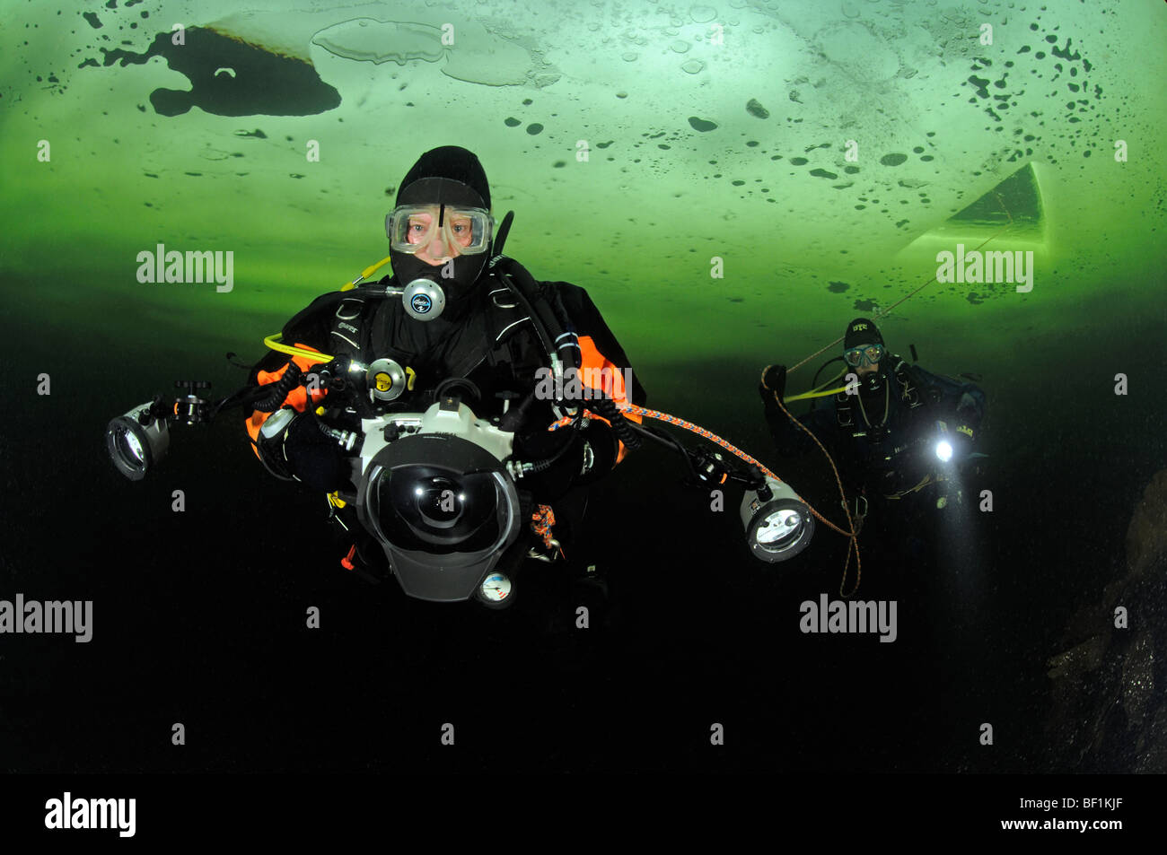 Ice diving winter sport hi-res stock photography and images - Alamy