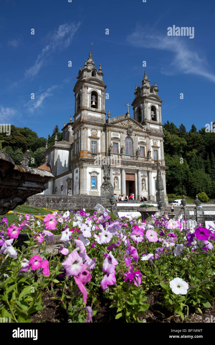 Portugal Braga Bom Jesus do Monte Church Exterior Stock Photo - Alamy
