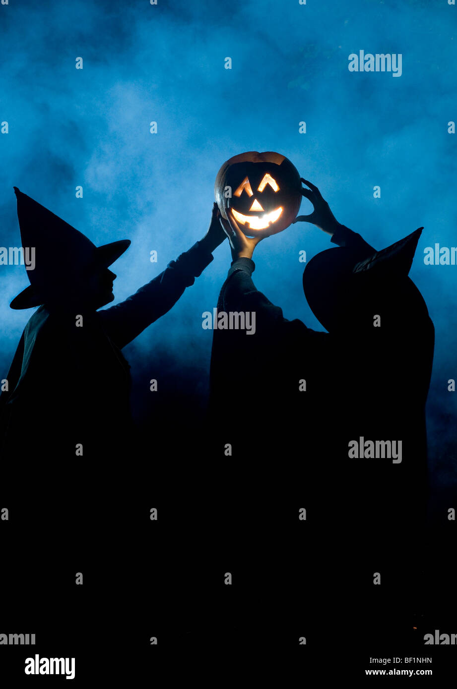 Halloween witches prepares to celebrate the Pagan new year and Celtic ...