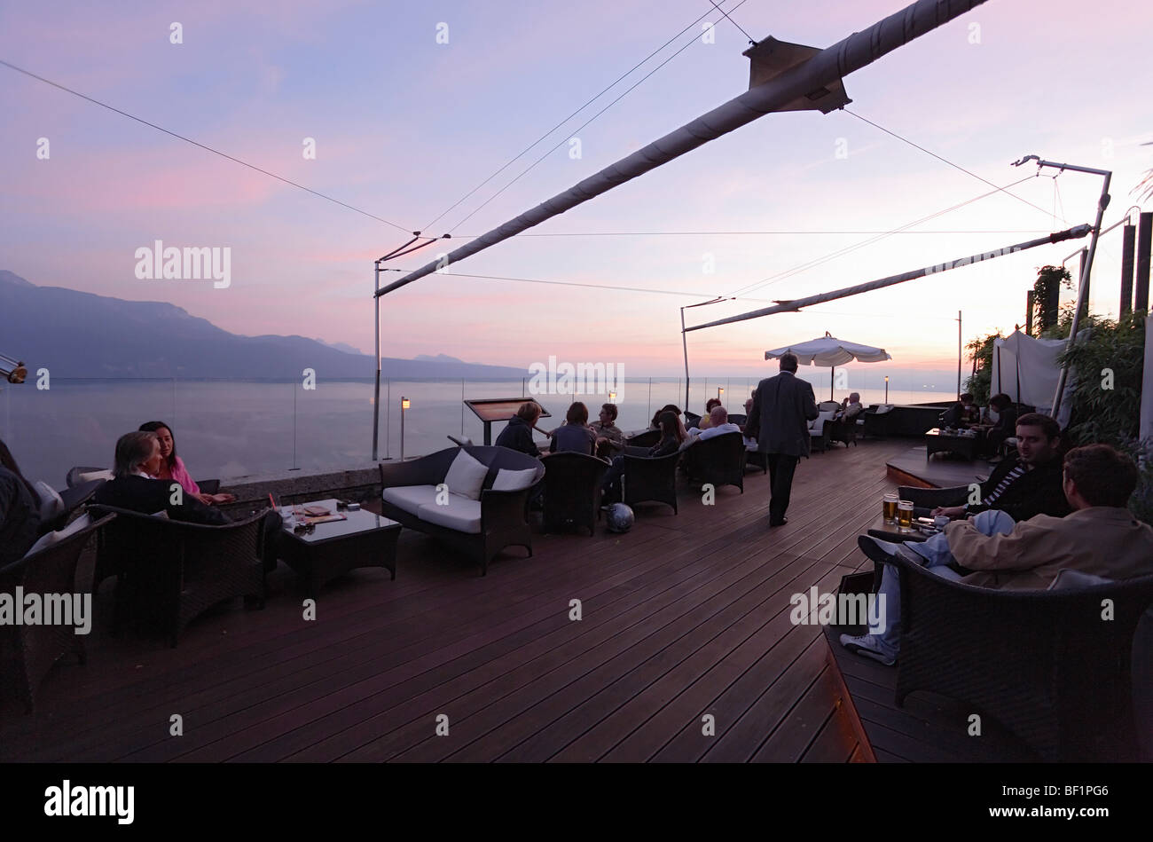 Restaurant La Deck, Hotel Baron Tavernier, Chexbres, Lavaux, Canton ...