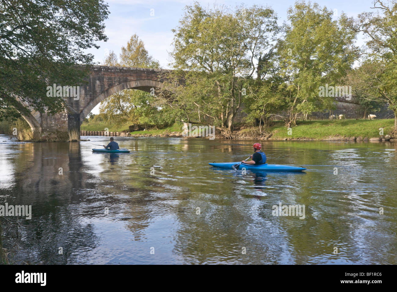 Canoe kayak derwent ousse bridge hi-res stock photography and images ...