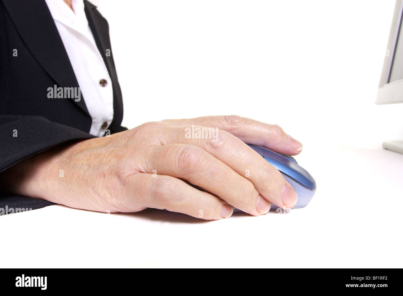 Person operating computer mouse hi-res stock photography and images - Alamy
