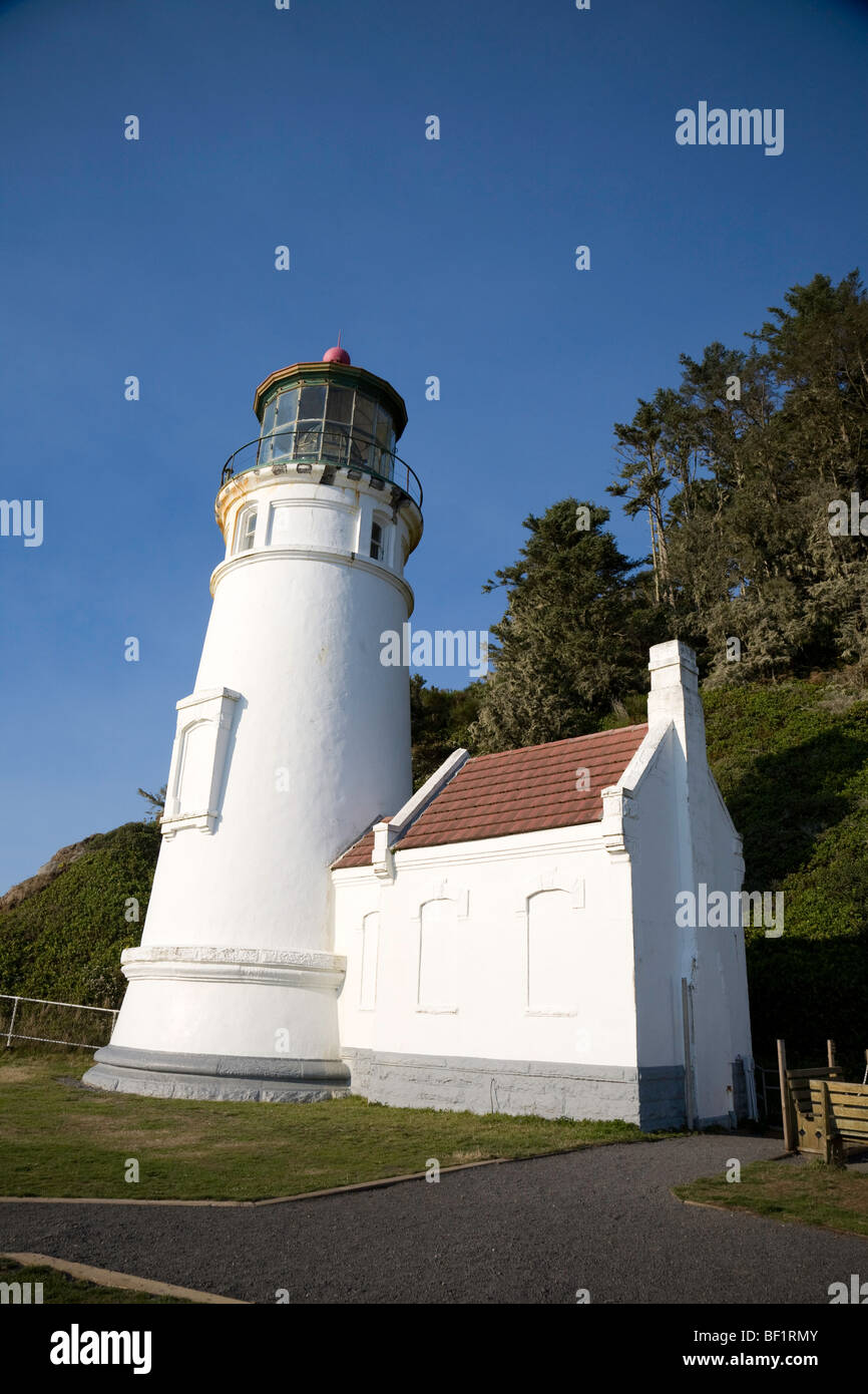 Heceta Head Lighthouse - Oregon Coast Stock Photo - Alamy