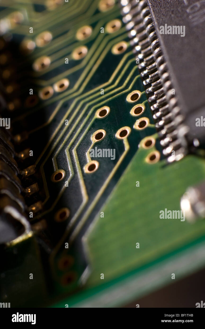 Round circuit board hi-res stock photography and images - Alamy