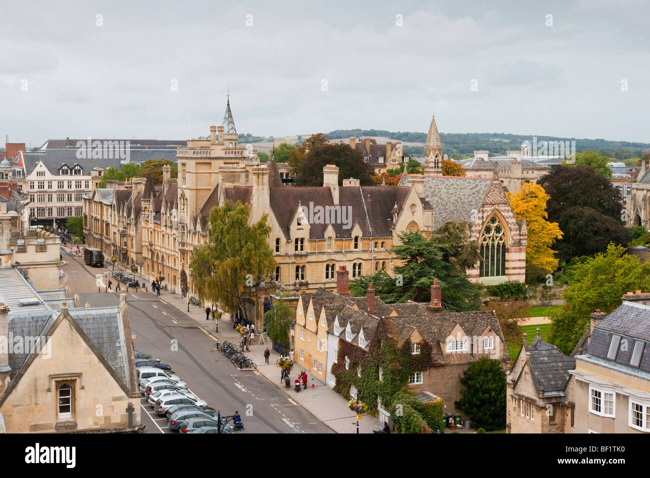 Oxford from above. Oxfordshire, England Stock Photo - Alamy