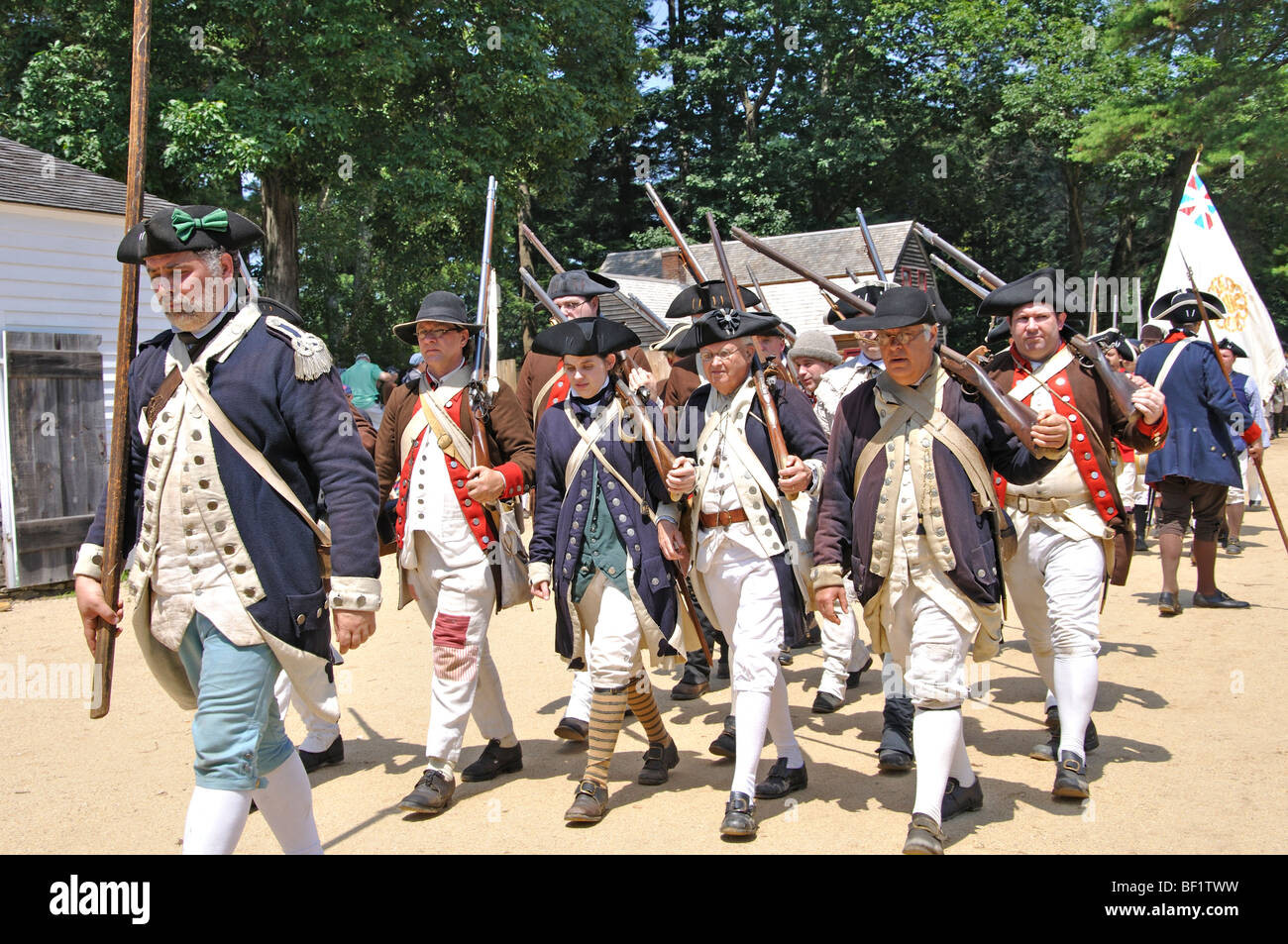 American Patriots - costumed American Revolutionary War (1770's) era re ...