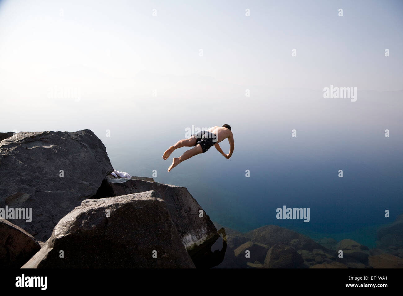 Crater lake national park swimming hi-res stock photography and images ...