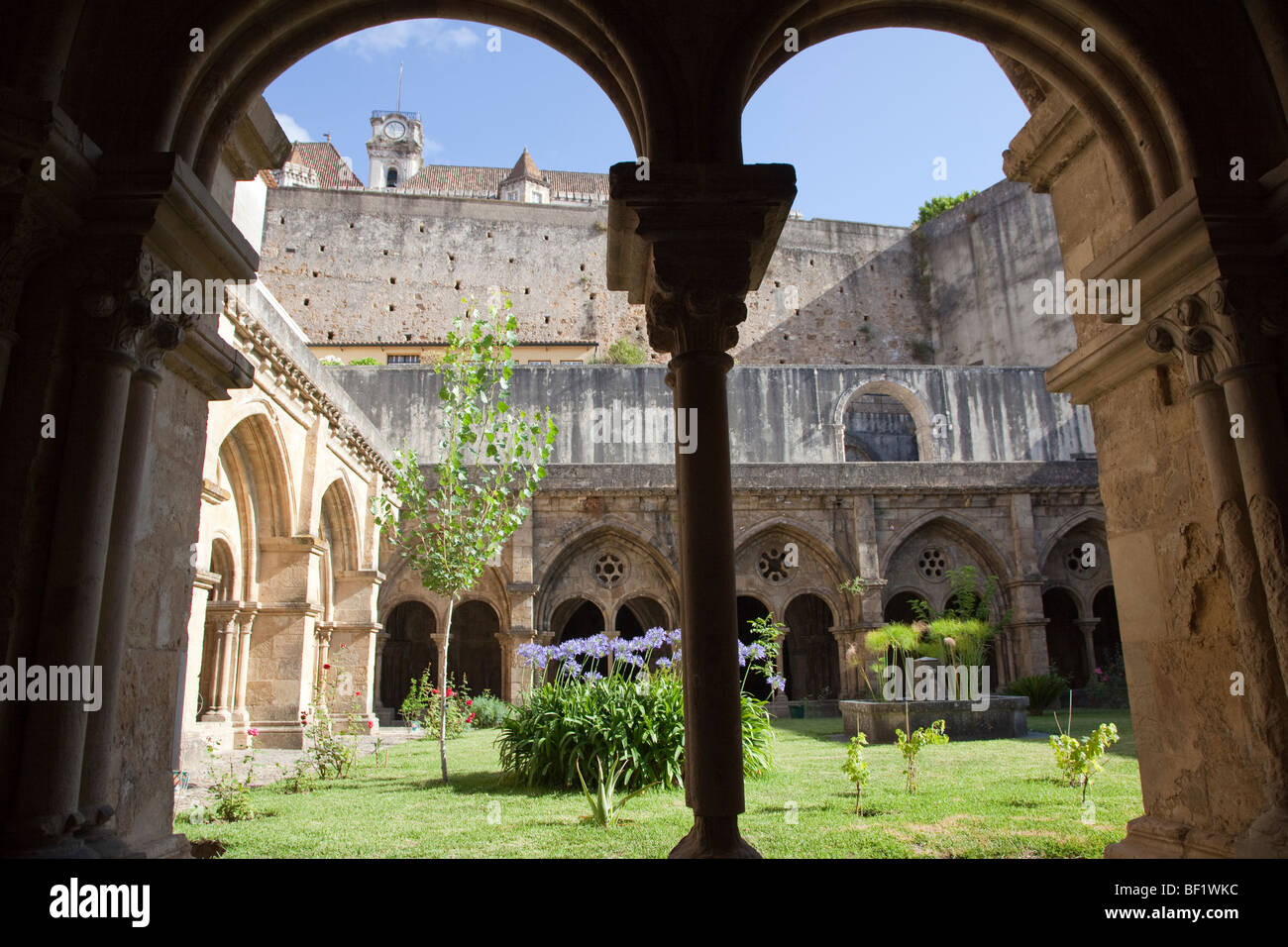 Portugal, Coimbra, Old Romanesque Cathedral Stock Photo - Alamy