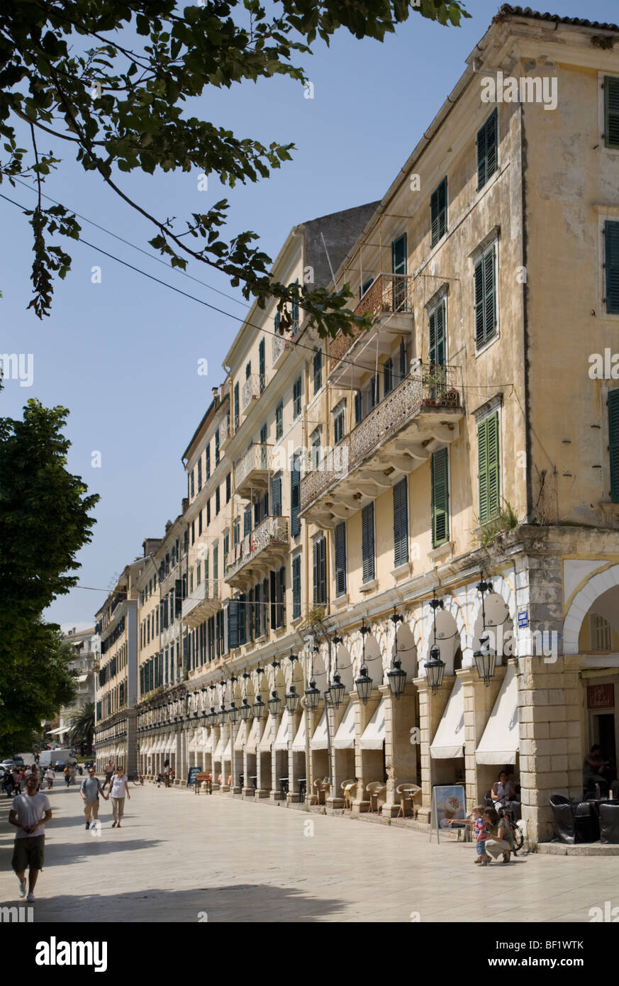 Liston Arcade Corfu High Resolution Stock Photography and Images - Alamy