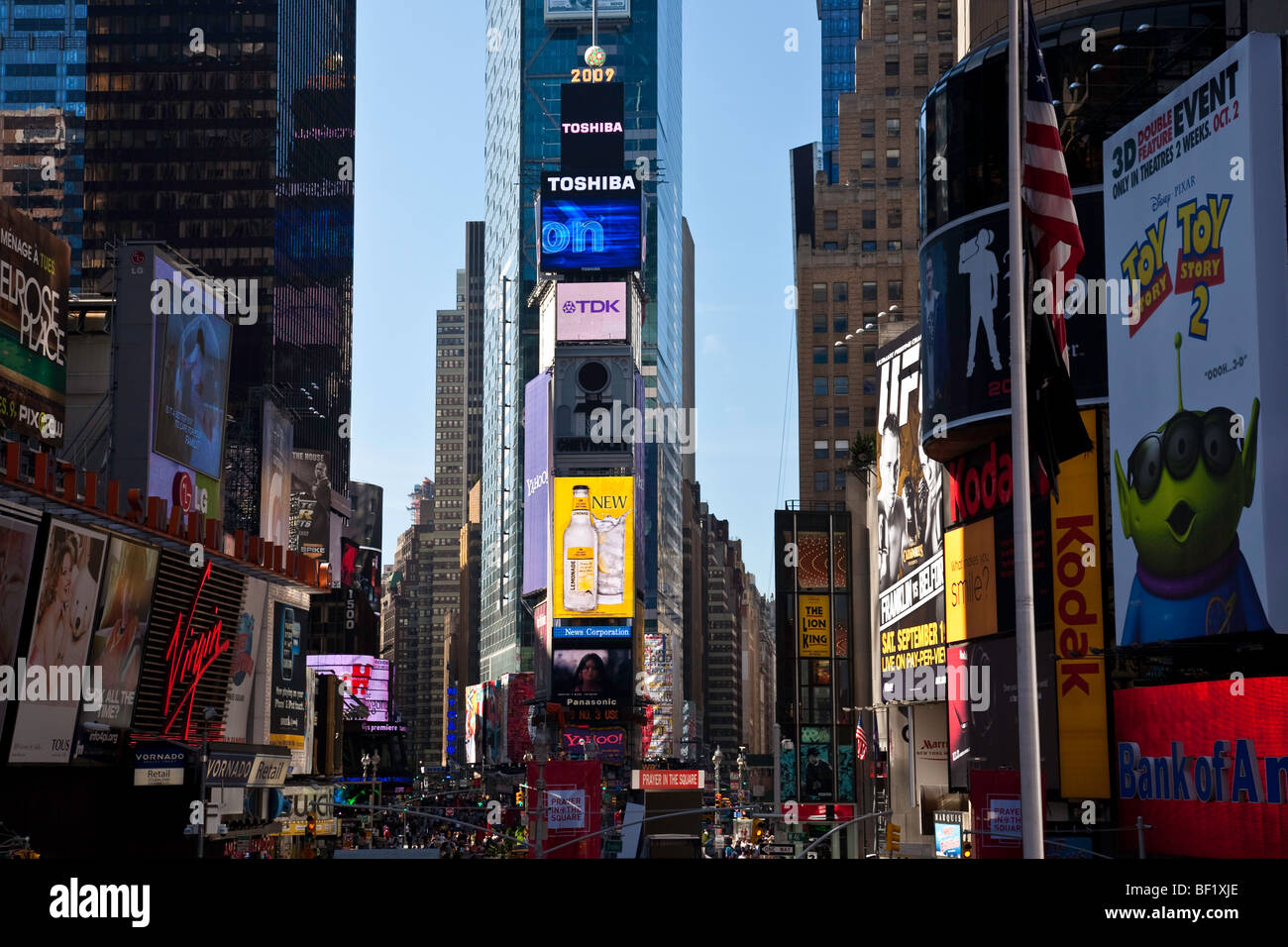 Times Square, Looking South, NYC Stock Photo - Alamy