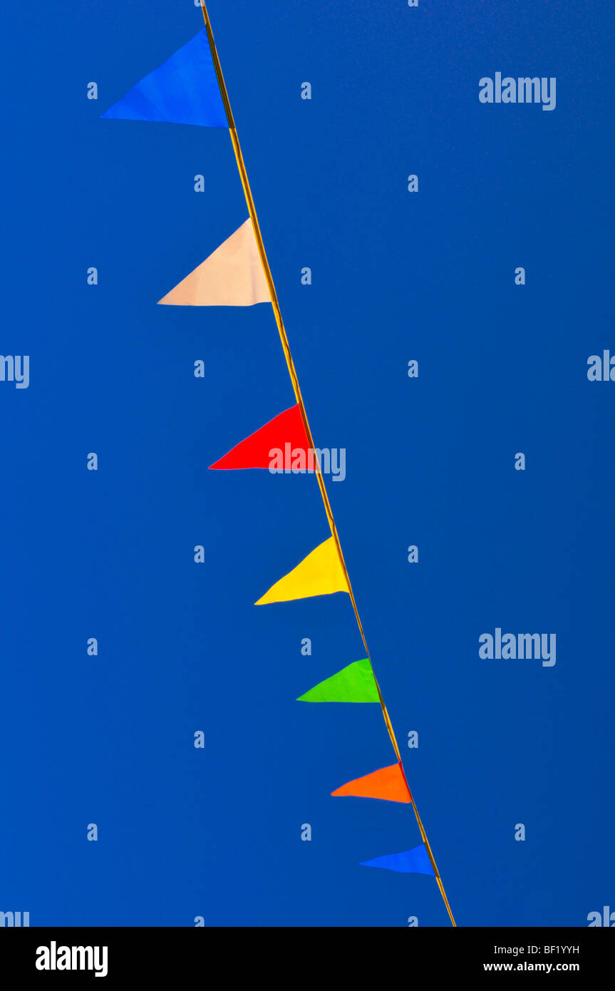 Triangle flags for celebration hi-res stock photography and images - Alamy