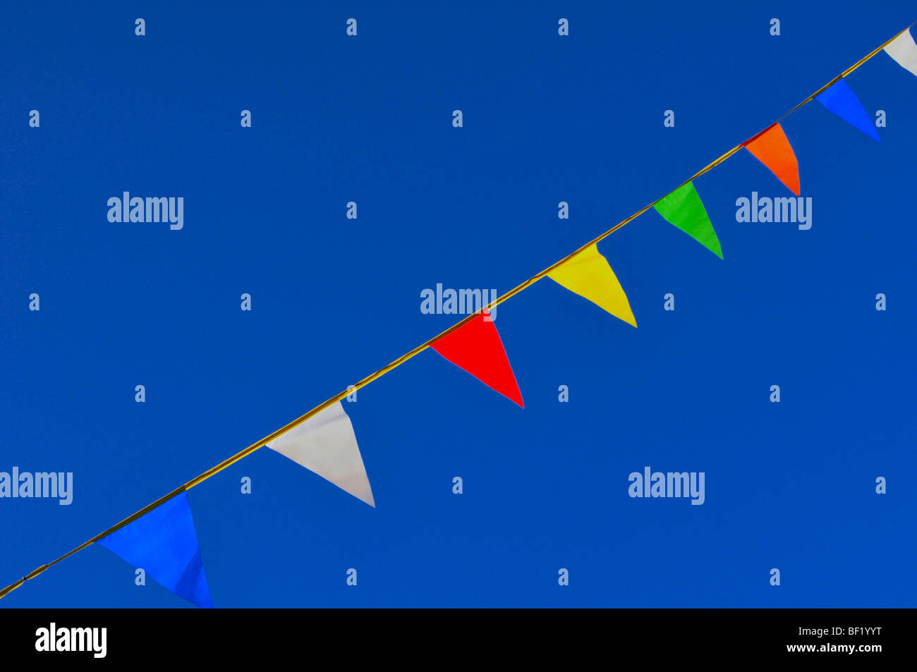 Triangle flags for celebration hi-res stock photography and images - Alamy