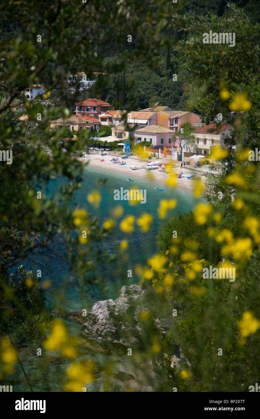 Kalami beach, Kerkyra (Corfu), Greece Stock Photo - Alamy