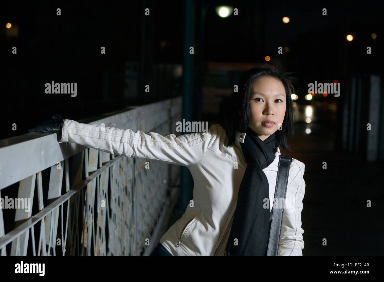 night street portrait Stock Photo - Alamy