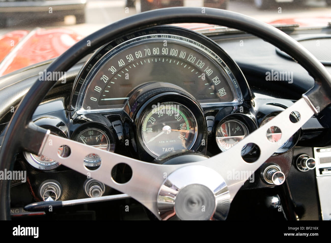 old car dashboard Stock Photo - Alamy