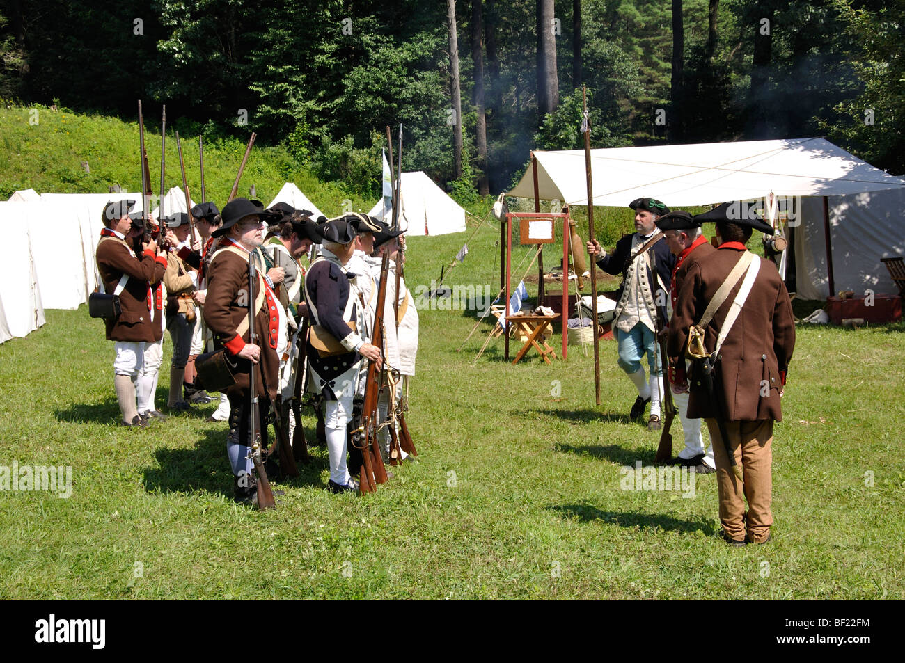 American revolutionary war re enactment reenactment american war of ...