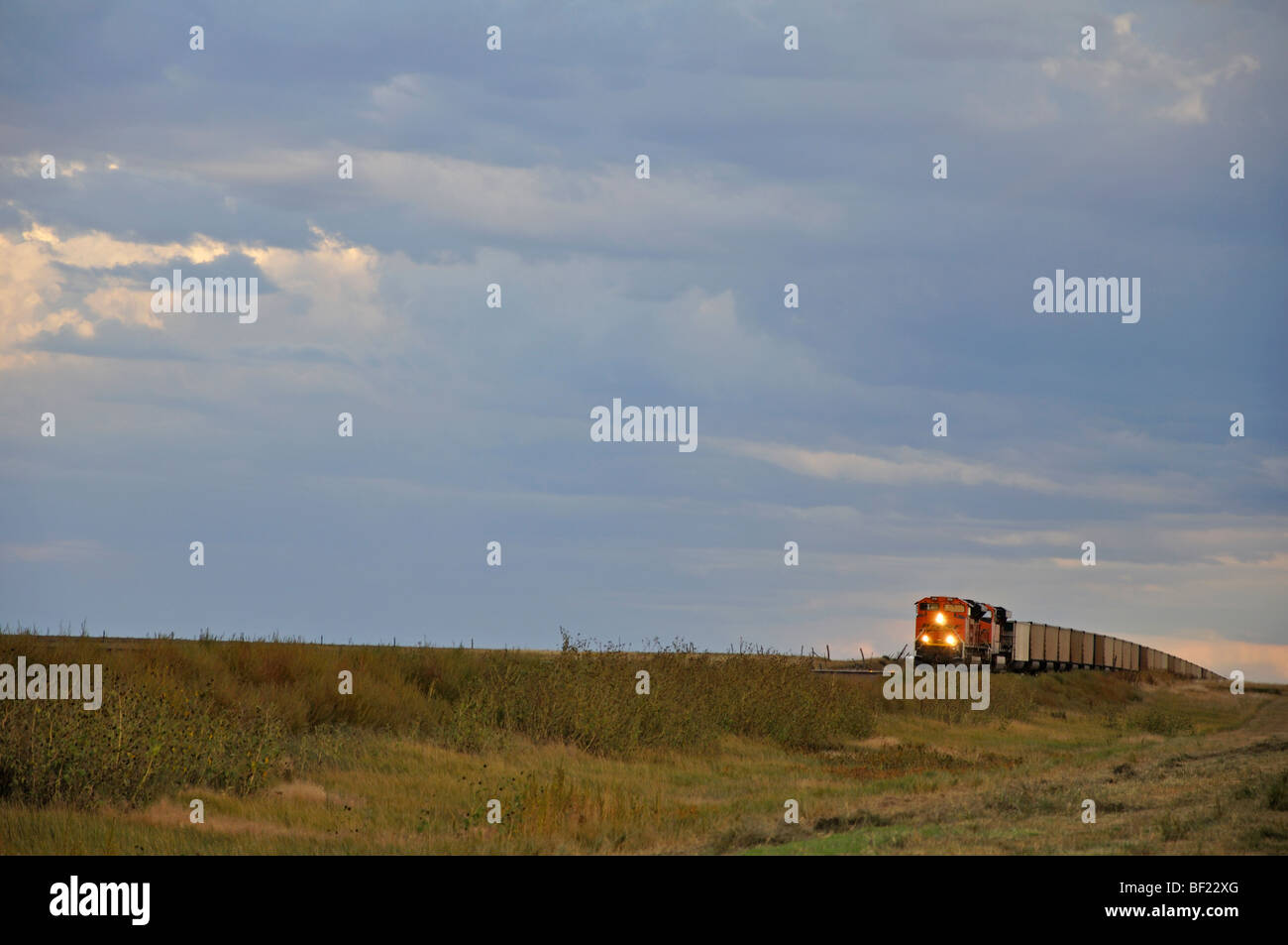 Train in rural Texas Stock Photo - Alamy