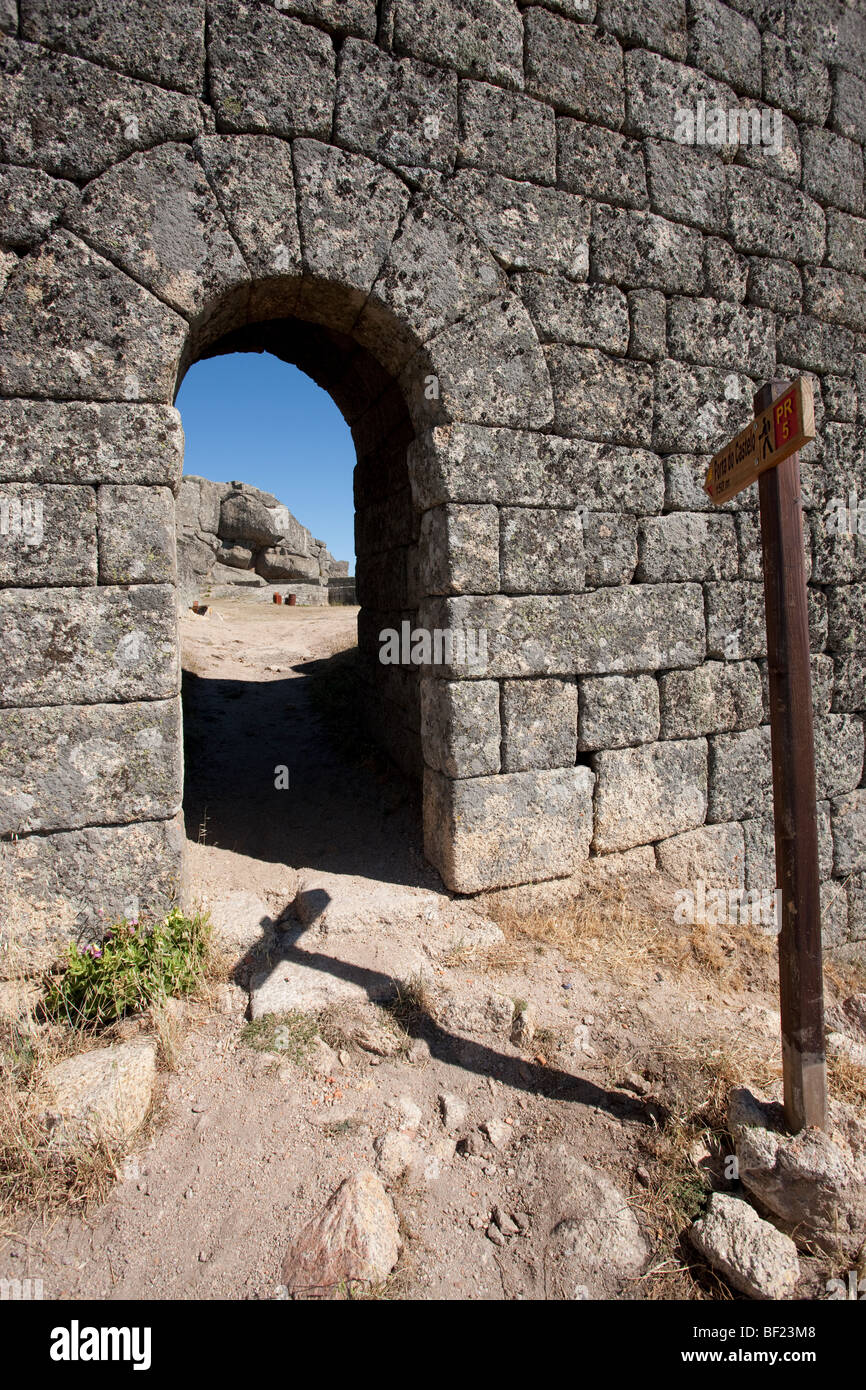 Portugal, Monsanto, Castle, ruins of Medieval fortification and castle ...