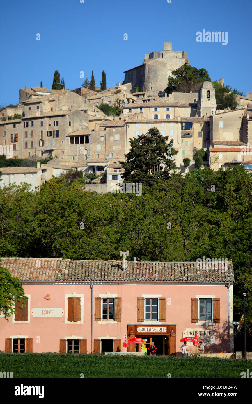 The colorful rural bakery of Simiane la Rotonde in the heart of ...