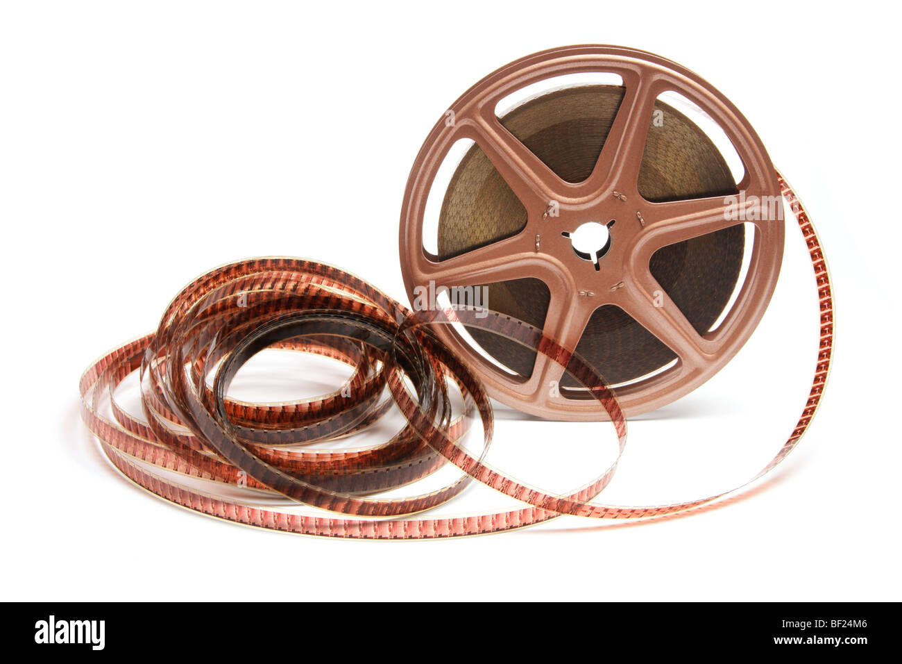 Movie Film Reel Stock Photo - Alamy
