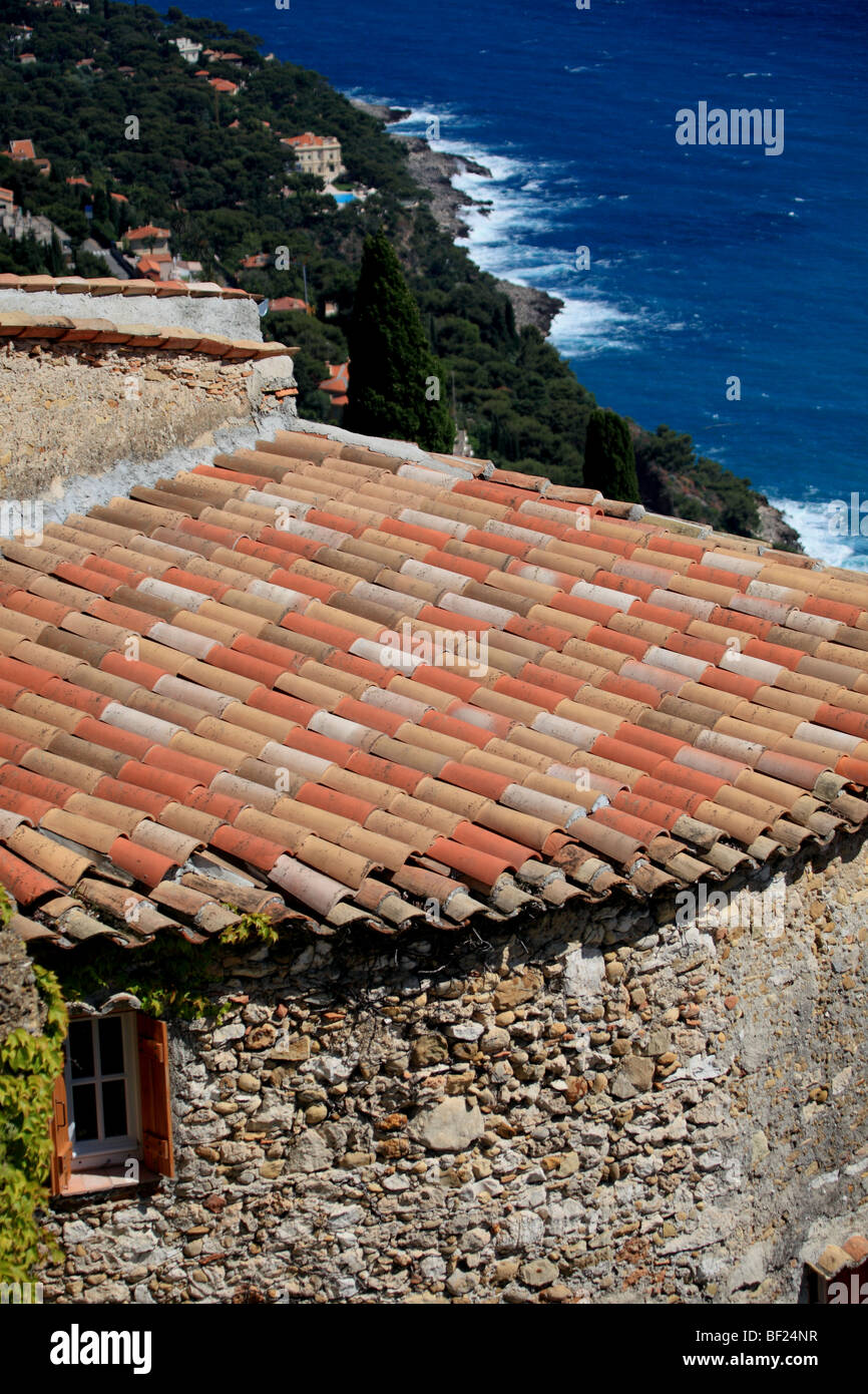 Traditional mediterranean roof top Stock Photo - Alamy