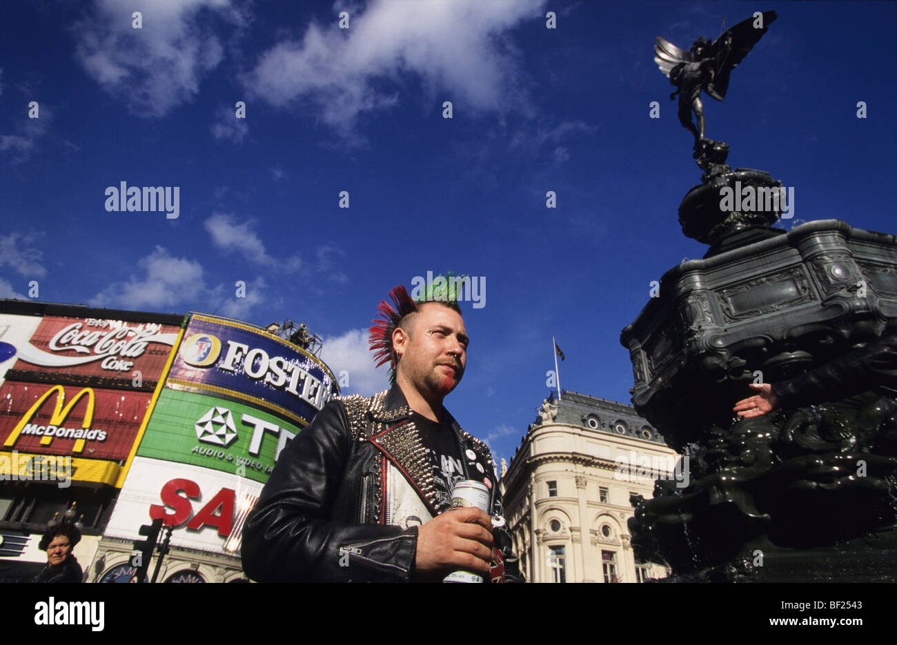 Piccadilly Circus, City of London. England, United Kingdom, Great ...