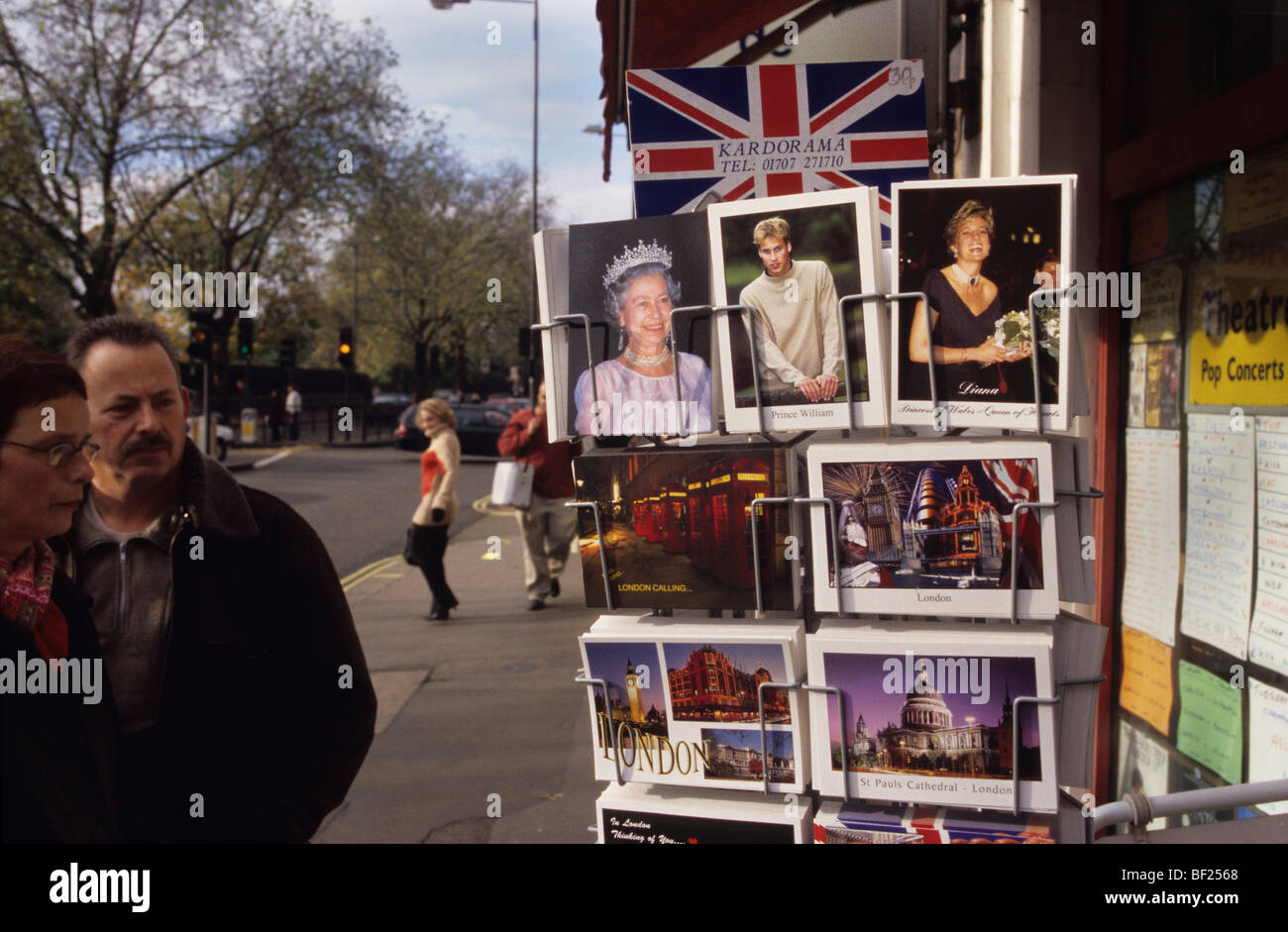 Royal family postcards. Hyde park. London Stock Photo - Alamy