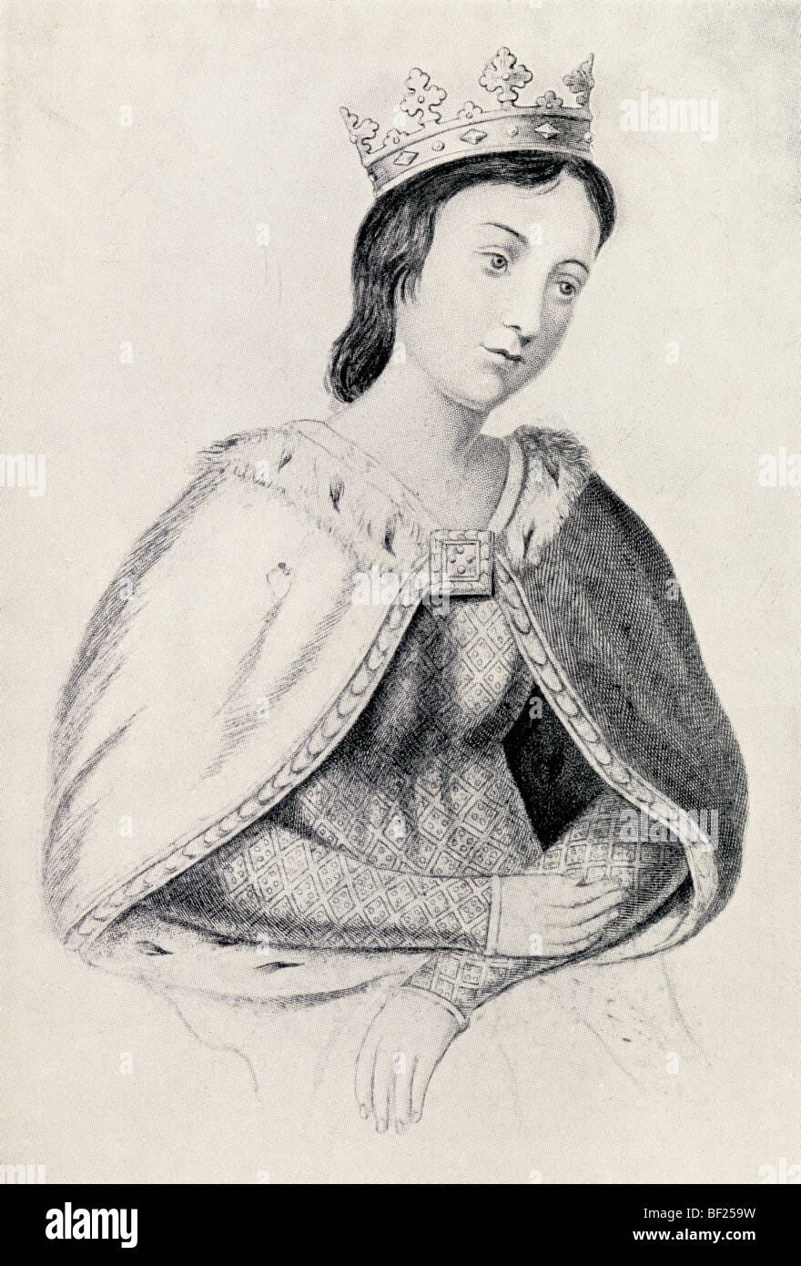 Eleanor of Provence, circa 1223 - 1291. Queen Consort of King Henry III ...