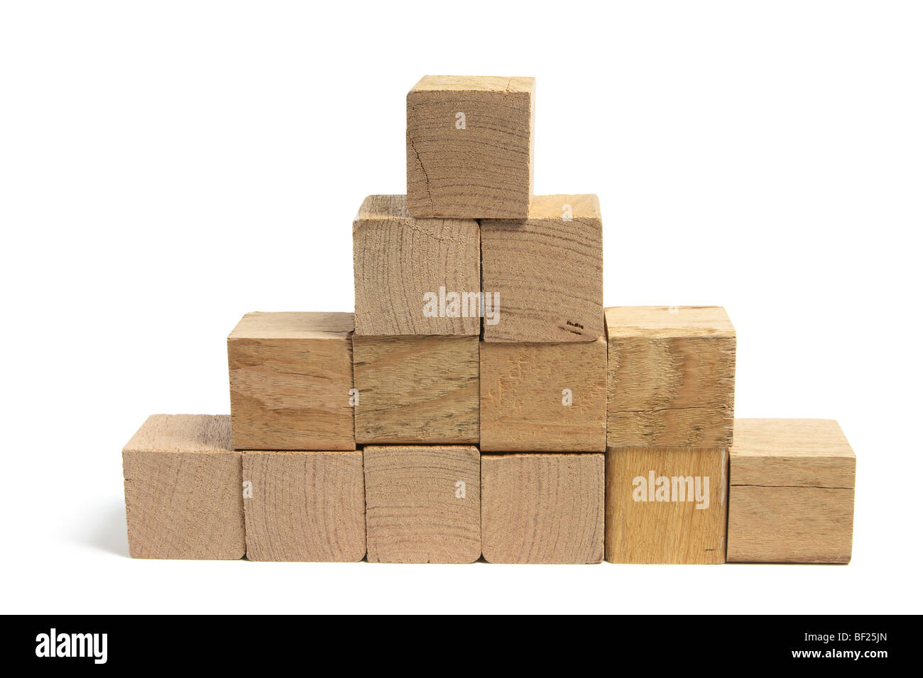 Stack of Wooden Blocks Stock Photo - Alamy
