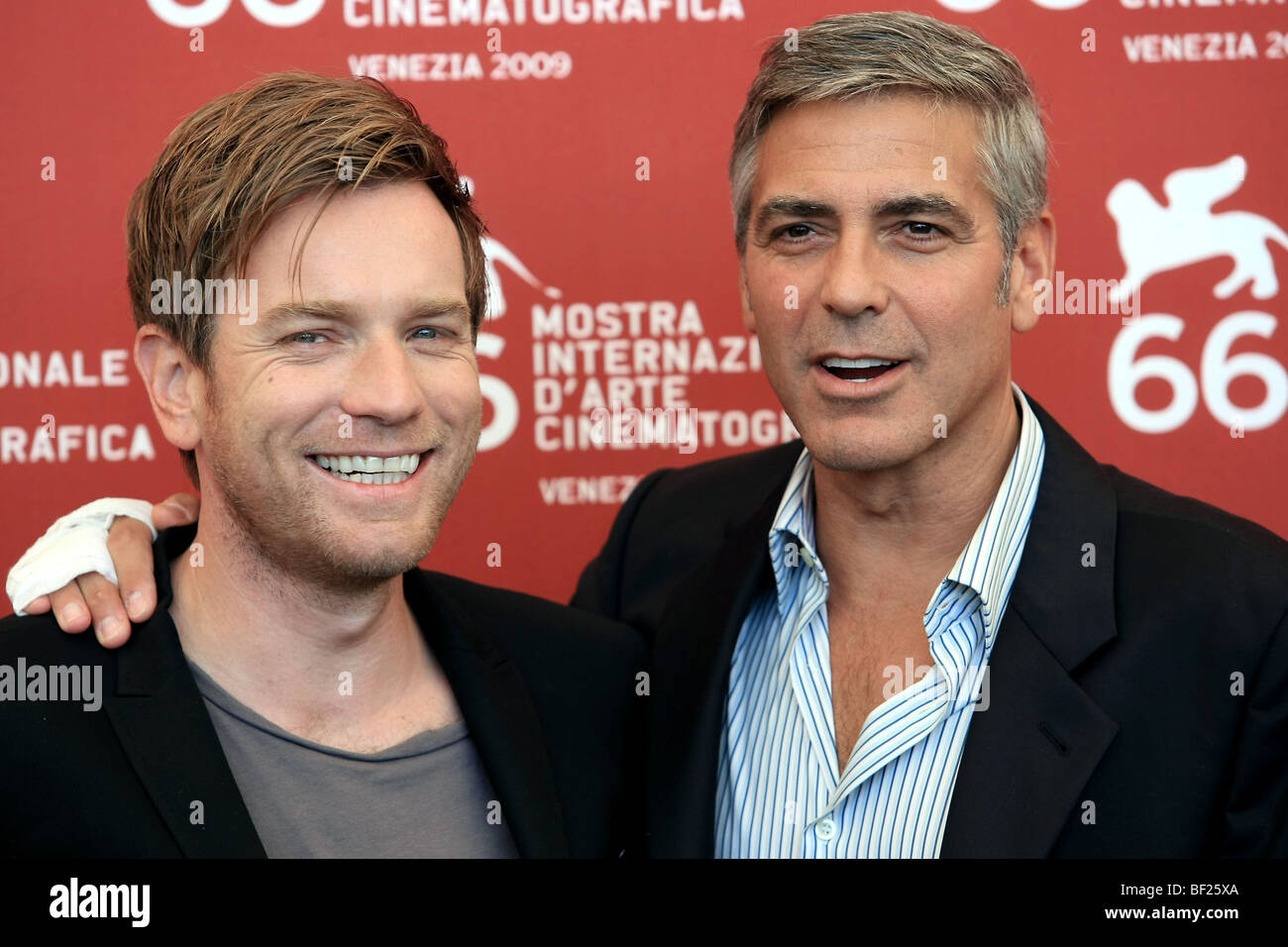 EWAN MCGREGOR GEORGE CLOONEY THE MEN WHO STARE AT GOATS.PHOTOCALL.66TH ...