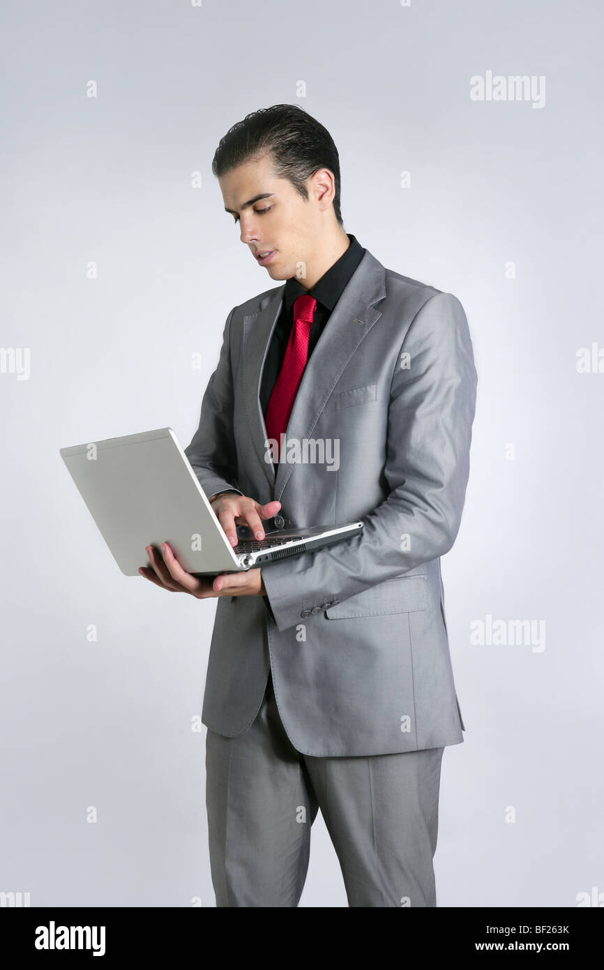 Computer mature man Cut Out Stock Images & Pictures - Alamy
