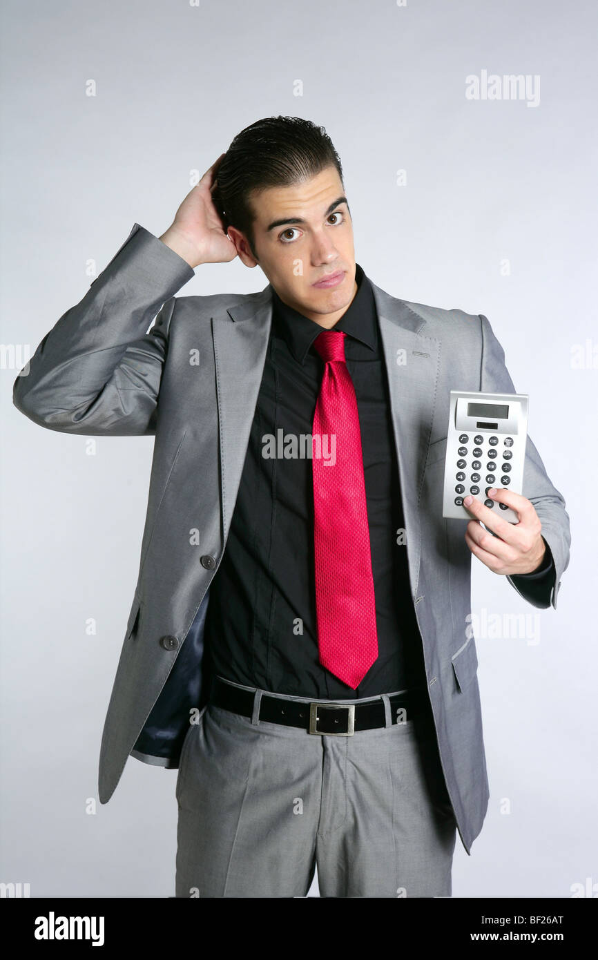 Businessman gesture curiosity portrait hi-res stock photography and ...