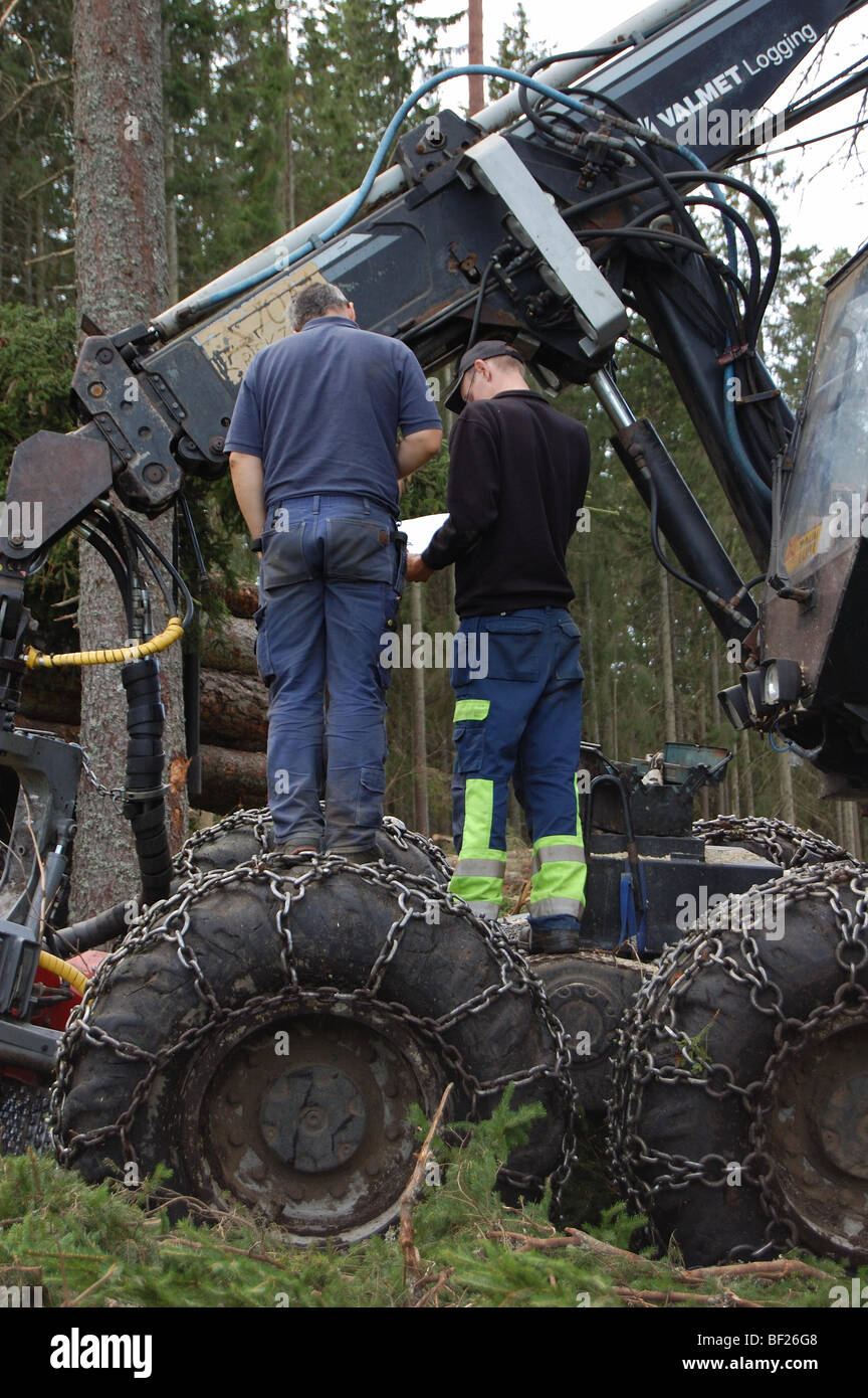 Logging machine hi-res stock photography and images - Alamy