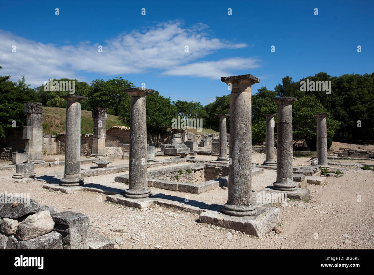 France, ruins of the Glanum Stock Photo - Alamy