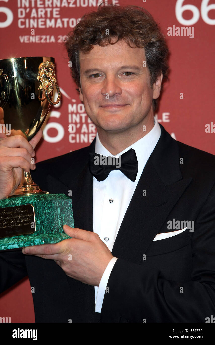 Colin firth with his best actor award hi-res stock photography and ...