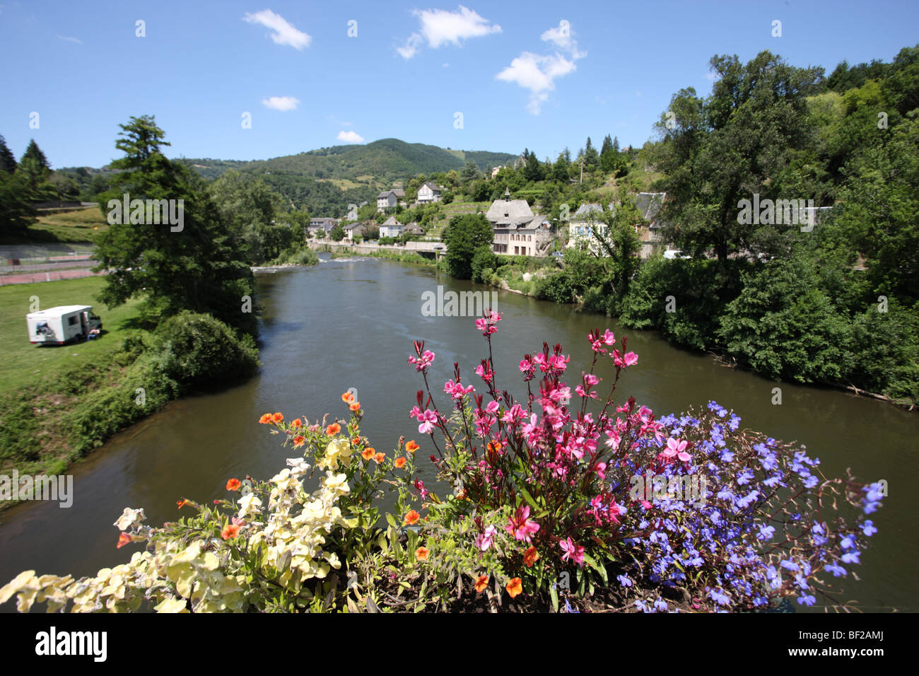 France Le Lot River Stock Photo - Alamy