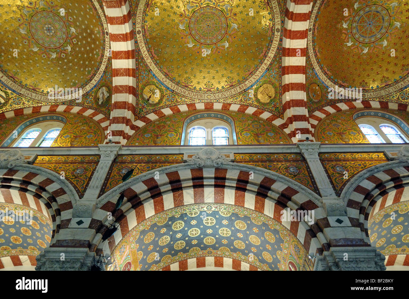 Golden Byzantine Style or Byzantine-inspired Ceiling & Interior of ...