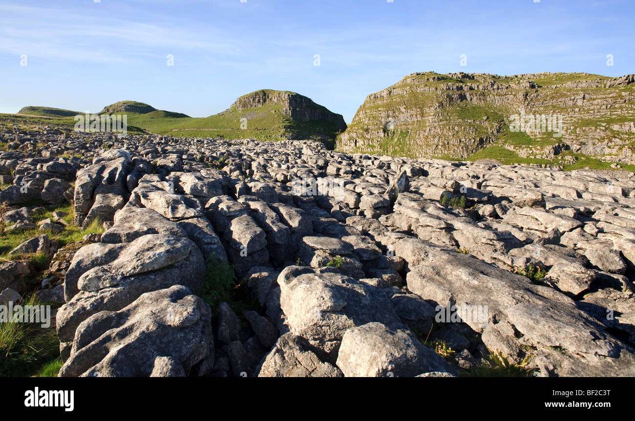 Limestone pavement at Yorkshire Stock Photo - Alamy